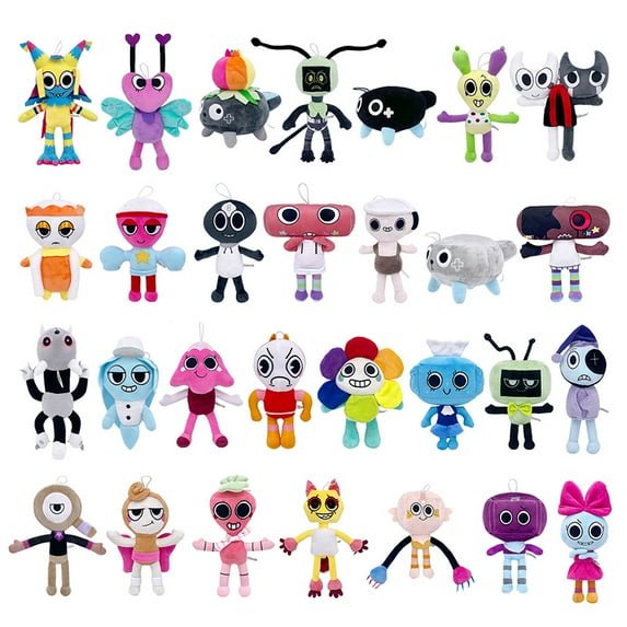 22-33cm Dandy's World Plush Set: Game Character Goob, Boxten, Flower ...