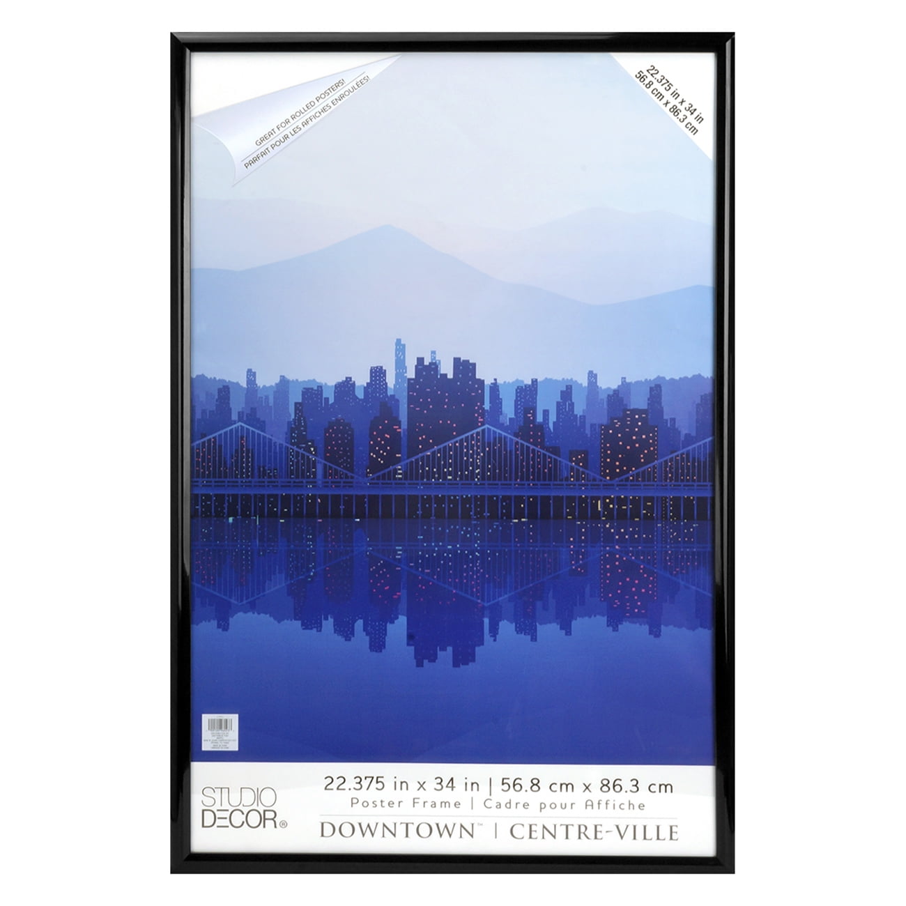 22.375" x 34" Poster Frame by Studio Décor - Includes Pre-attached ...