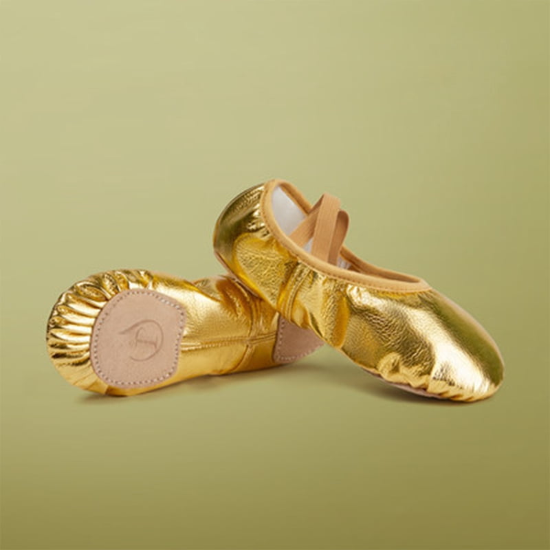 22-45 Girls Ballet Shoes Pu Leather Soft Sole Ballet Dance Slippers ...