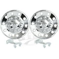 22.5” ABS Chrome-Plated Rear Wheel Cover Wheel Simulator – set of 2 ...