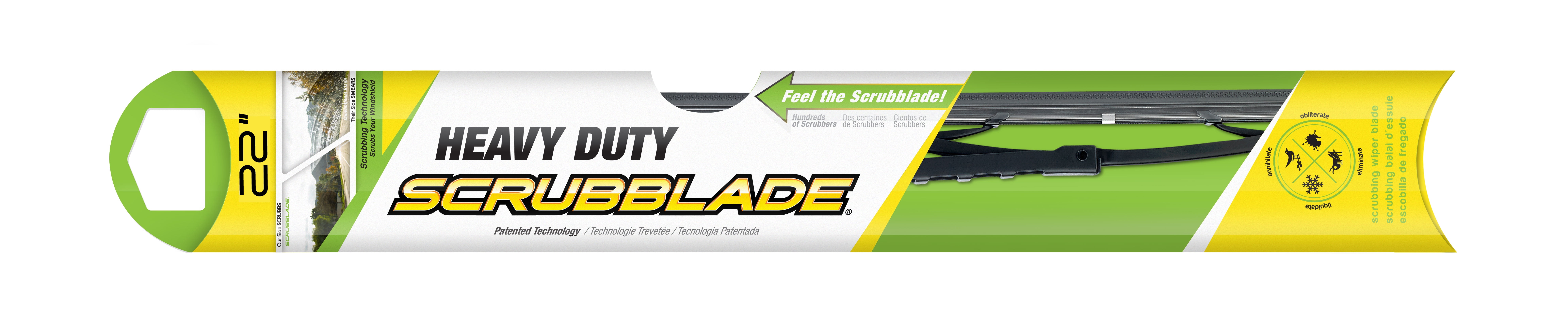 22" 550MM SCRUBBLADE WIPER BLADE - Walmart.com