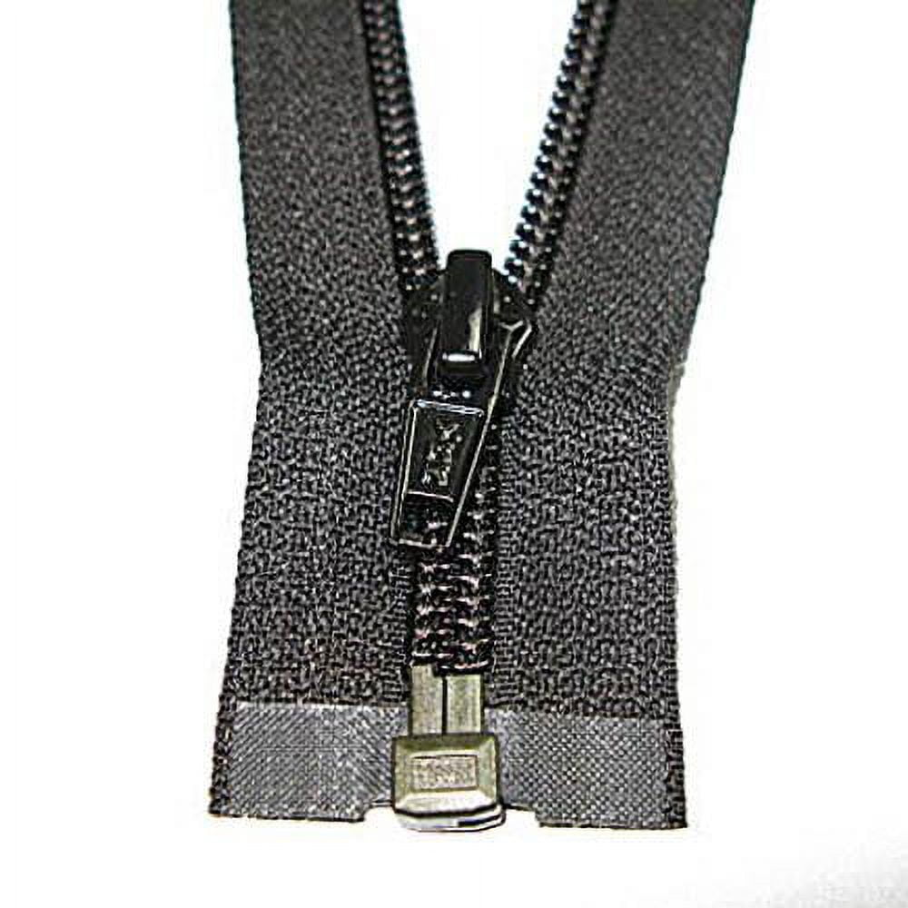 22" #5C Open Nylon Black Zipper - Walmart.com