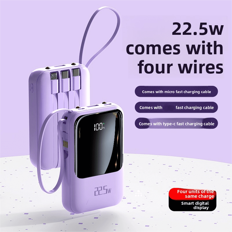 22.5W Fast Charge 20000mAh Mini Power Bank - Walmart.com
