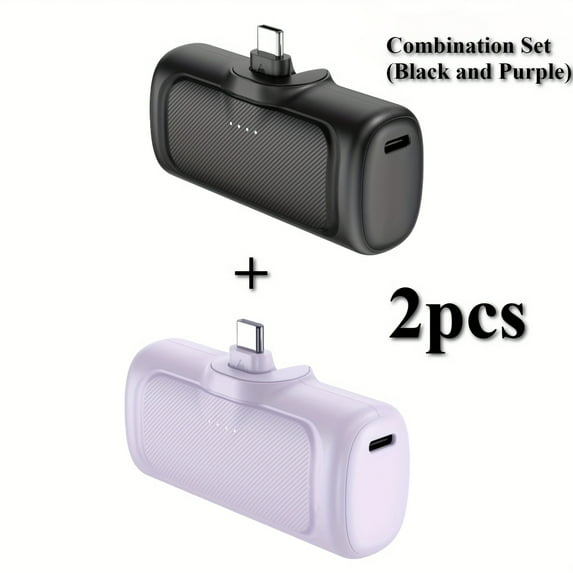 22.5W Fast Charger, 5000mAh Mini Power Bank, USB-C Portable Charger ...