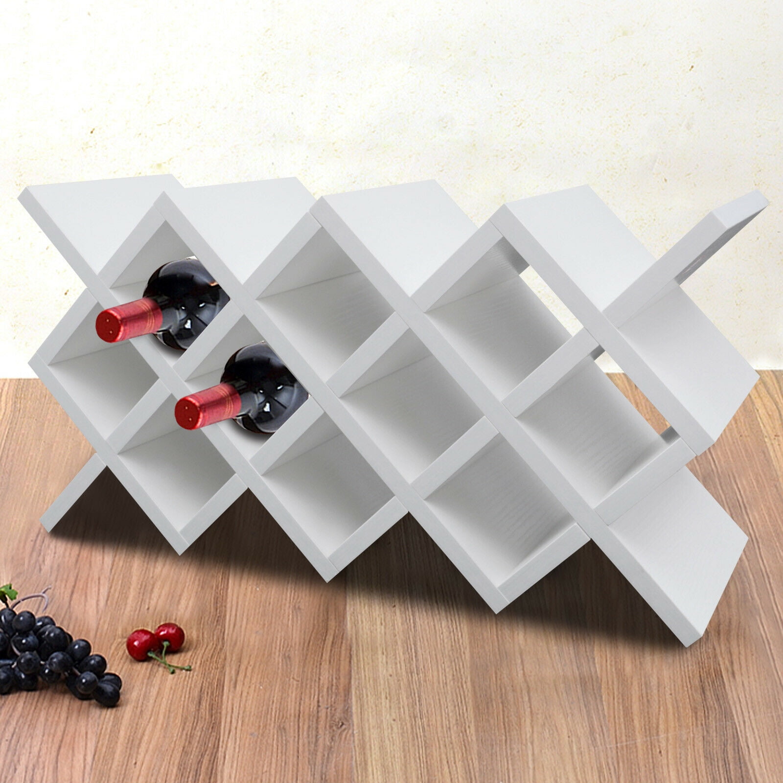22.6" Wine Lattice Rack Insert Display Kitchen Bottle Storage Holder ...