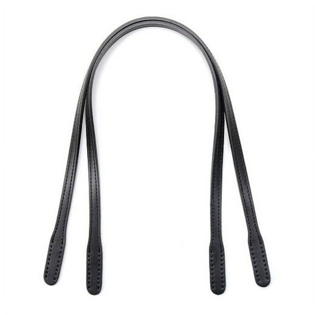 22.8 Genuine Leather Narrow Style Shoulder Bag Handles, Black (40-5815 ...