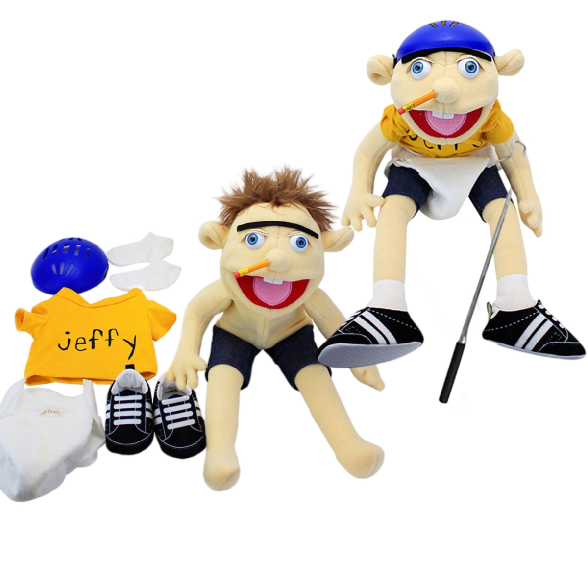 22.8Inch Jeffy Plush Toys Girls Puppet Plush Doll,Gift for Children ...