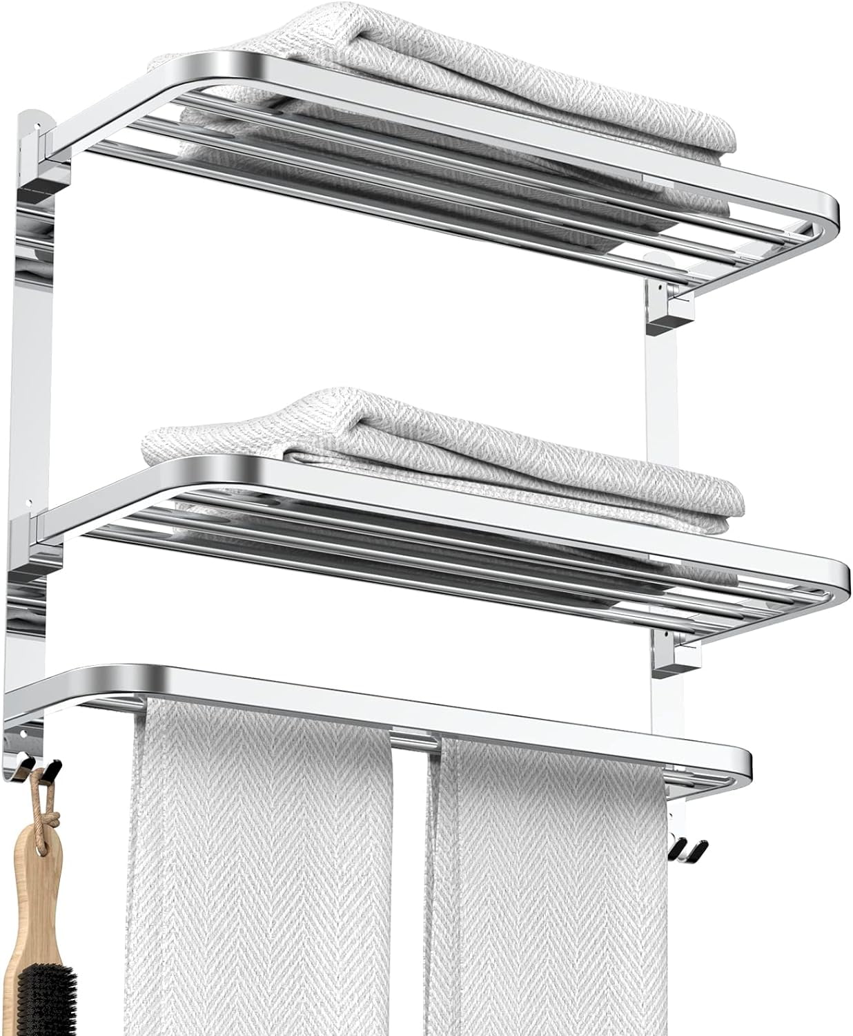 22.8Inch Towel Rack for Bathroom and Lavatory Towel Hanger with Wall ...