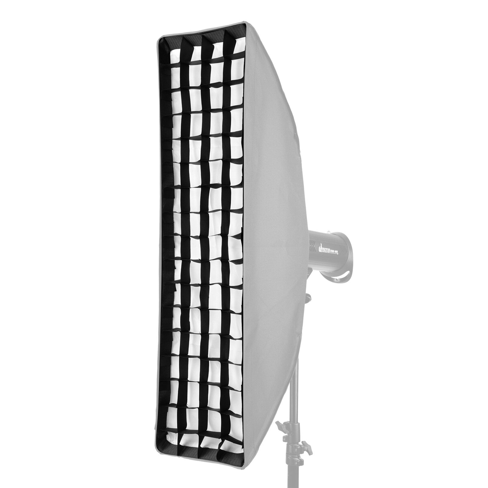22 * 90cm/ 8.7 * 35in Photography Strip Softbox Grid Black Honeycomb ...