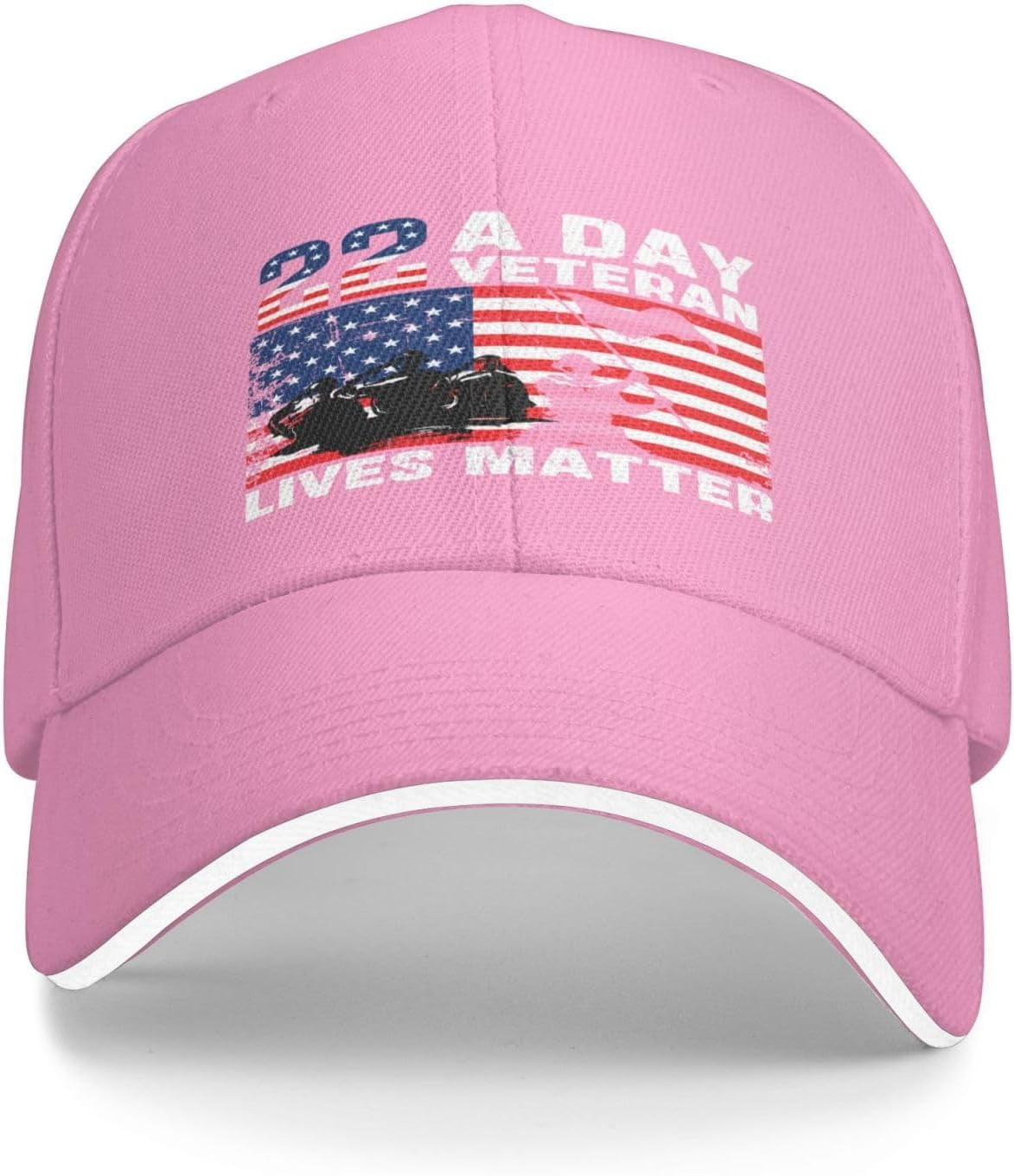 22 A Day Veteran Lives Matter Hat Veterans Day 4th of July Independence ...