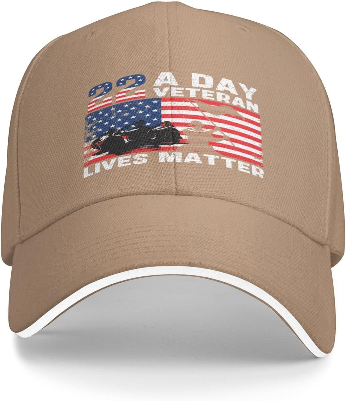 22 A Day Veteran Lives Matter Hat Veterans Day 4th of July Independence ...