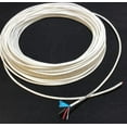 22 AWG 2 Conductor Stranded Shielded Plenum Cable White CL3P - 1000 ...