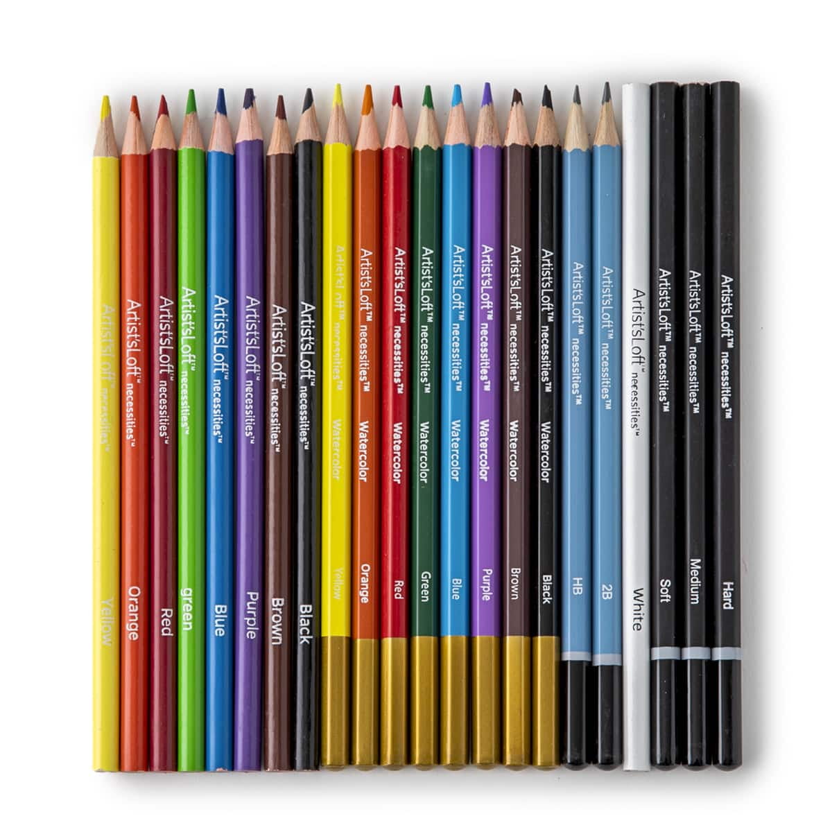 22 Assorted Colored Pencils by Artist's Loft Fundamentals - Use for ...
