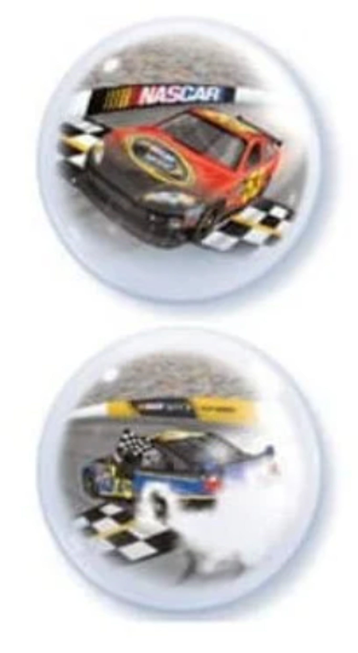 22" Bubble - NASCAR Balloon Long Lasting Bubble Round Balloon Party ...
