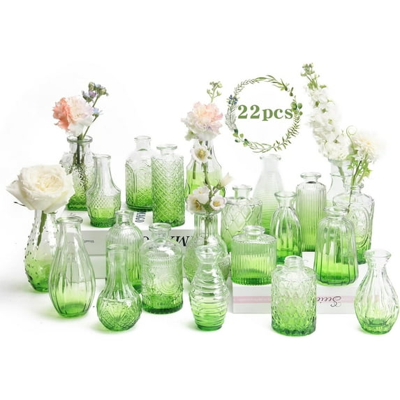 22 Bud Vase in - Flower Vases for Wedding Decorations, Glass Vase for ...