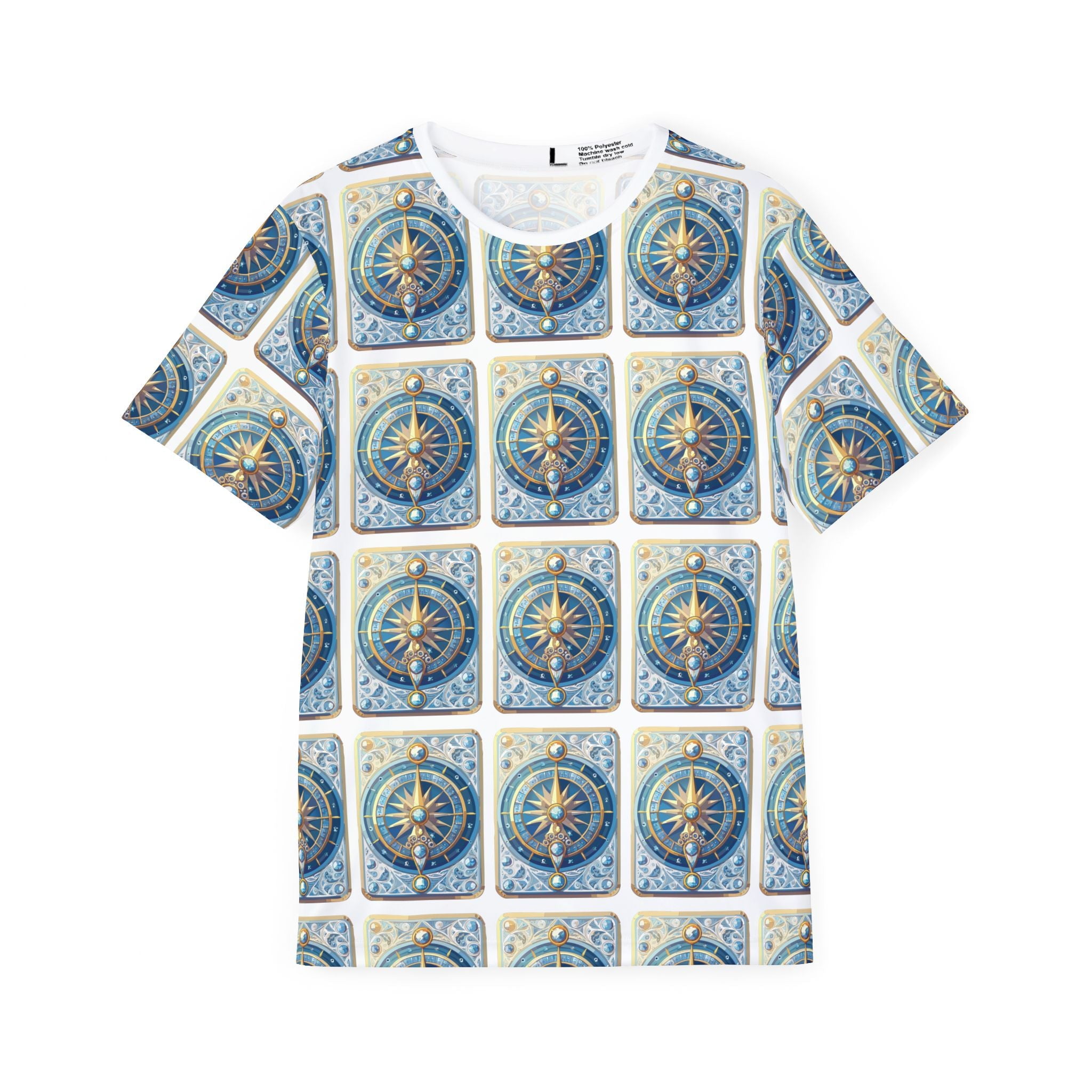 22-Card Deck Graphic T-Shirt, Art Design Poly Shirt, All Over Print ...