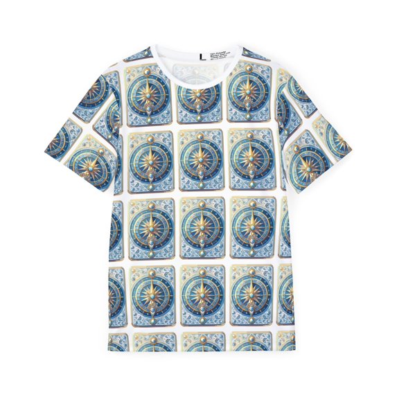 22-Card Deck Graphic T-Shirt, Art Design Poly Shirt, All Over Print ...