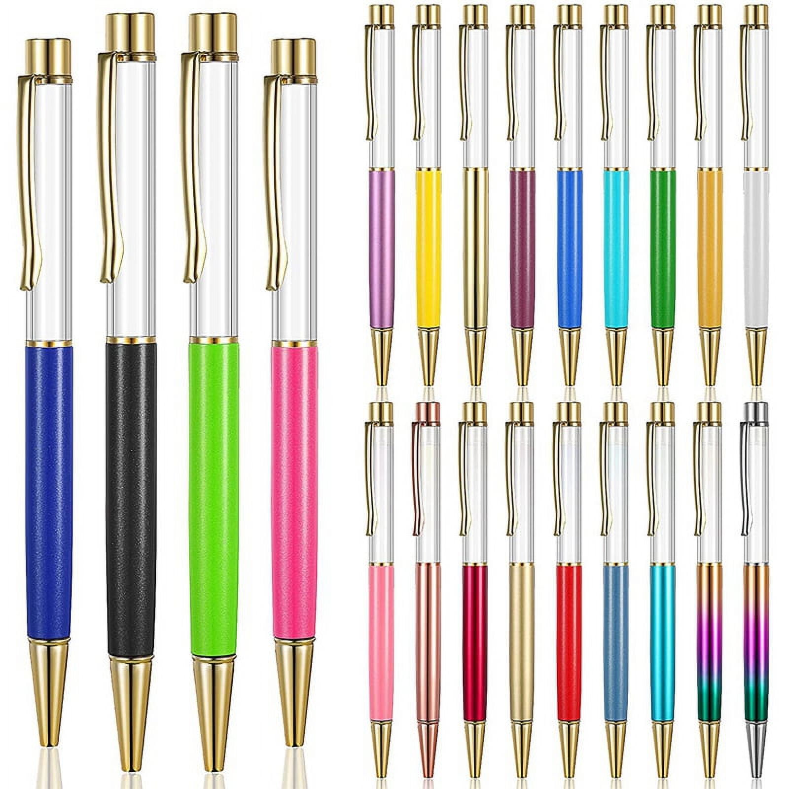 22 Colorful Empty Tube Floating DIY Pens,Metal Pens - Walmart.com