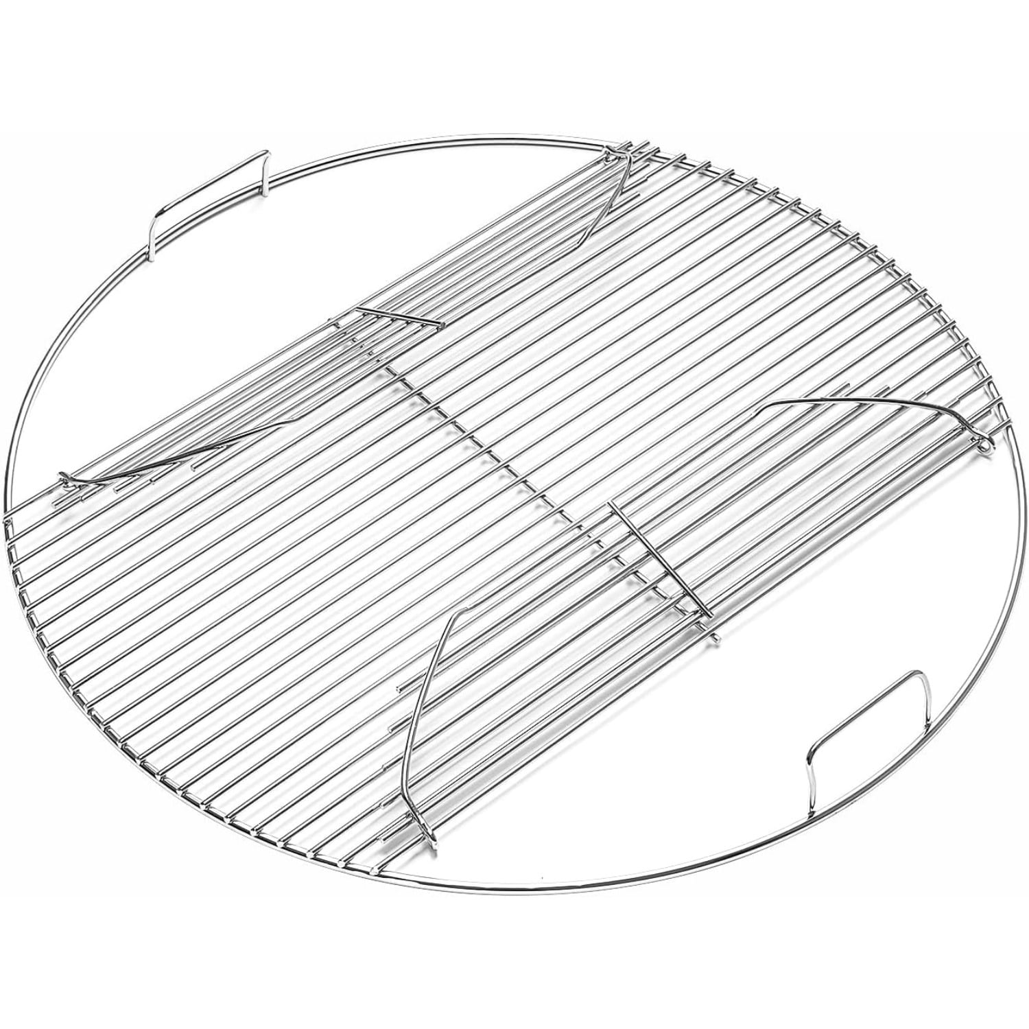 22" Cooking Grate Hinged for Weber, 7436 Charcoal Grill Grate Round ...