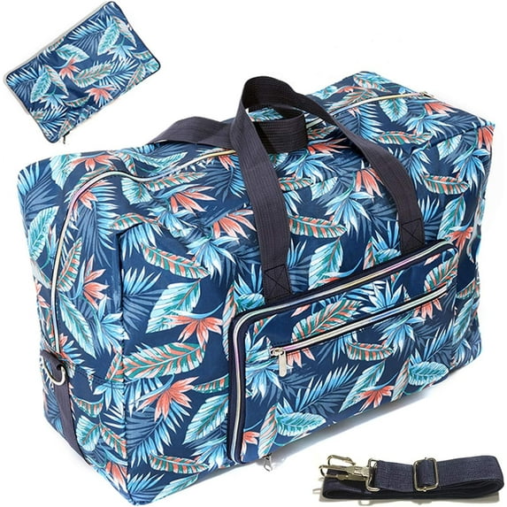 22" Foldable Large Travel Duffel Duffle Bag Gym Tote Bag For Women ...