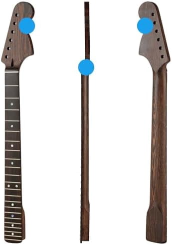 22 Fret ST Wenge Electric Guitar Neck Big Head for ST Style Guitar DIY ...