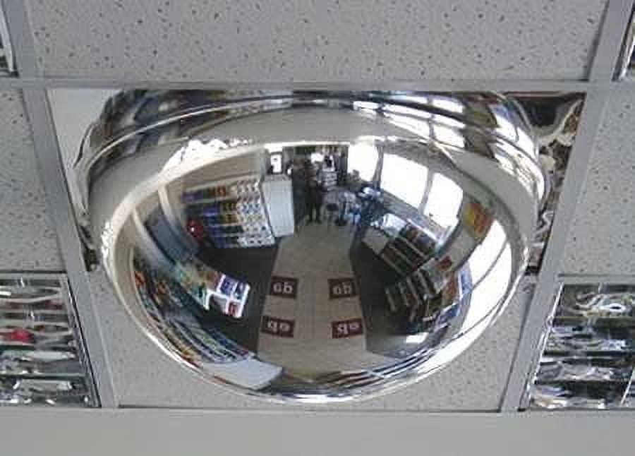 22’’ Full Dome Drop Ceiling Acrylic Mirror, Security Mirror for Retail ...