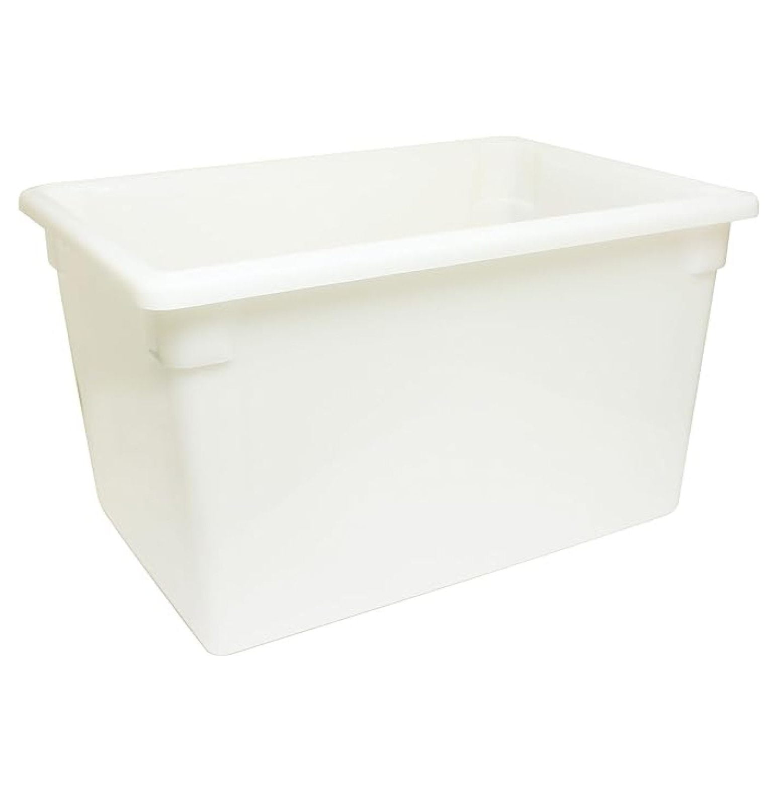 - 22 Gallon White Food Storage Box Polypropylene 18" X 26" X 15"- Food ...