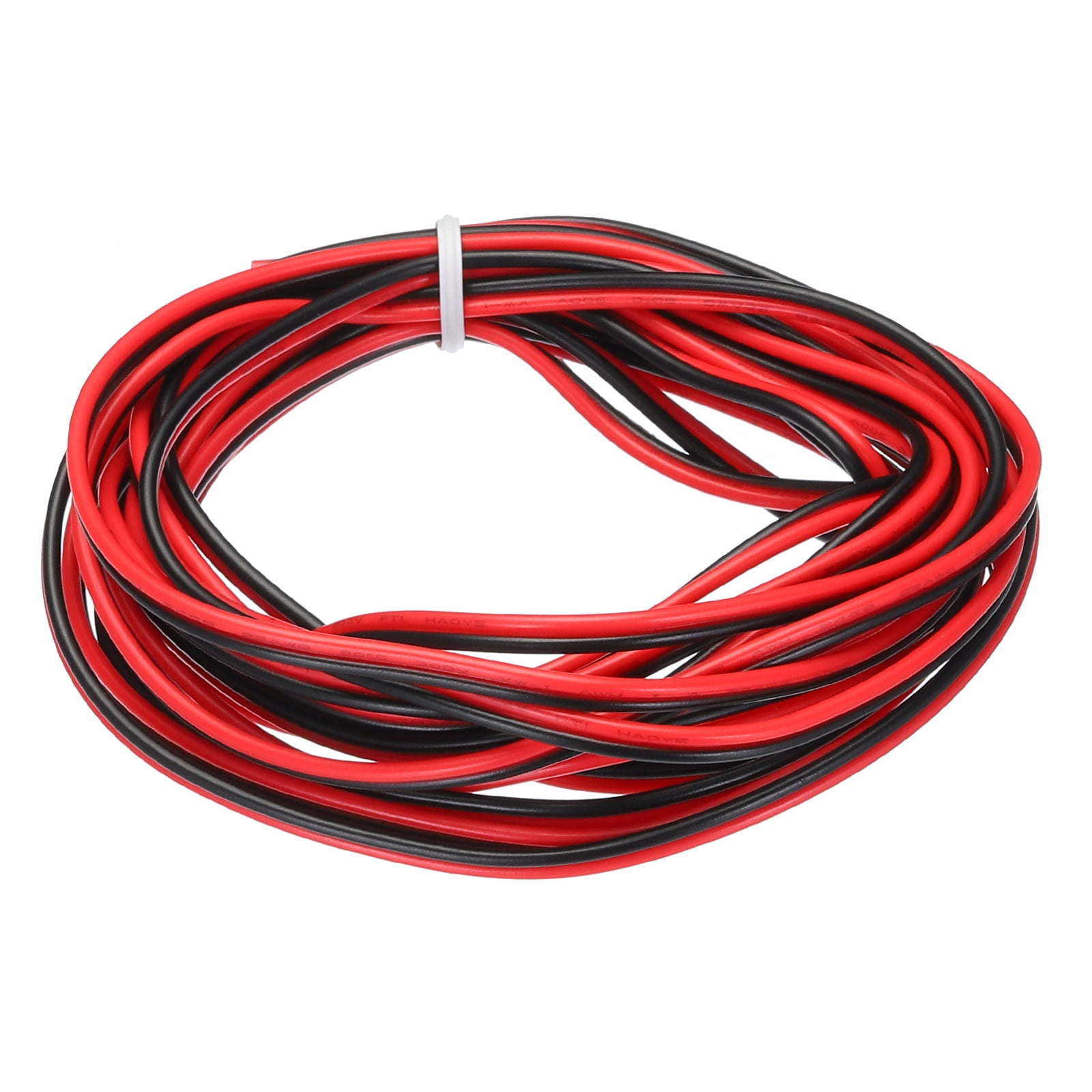 22 Gauge 2 Conductor Parallel Wire, 10Ft/3M Long 1.7mm Dia 300V for LED ...