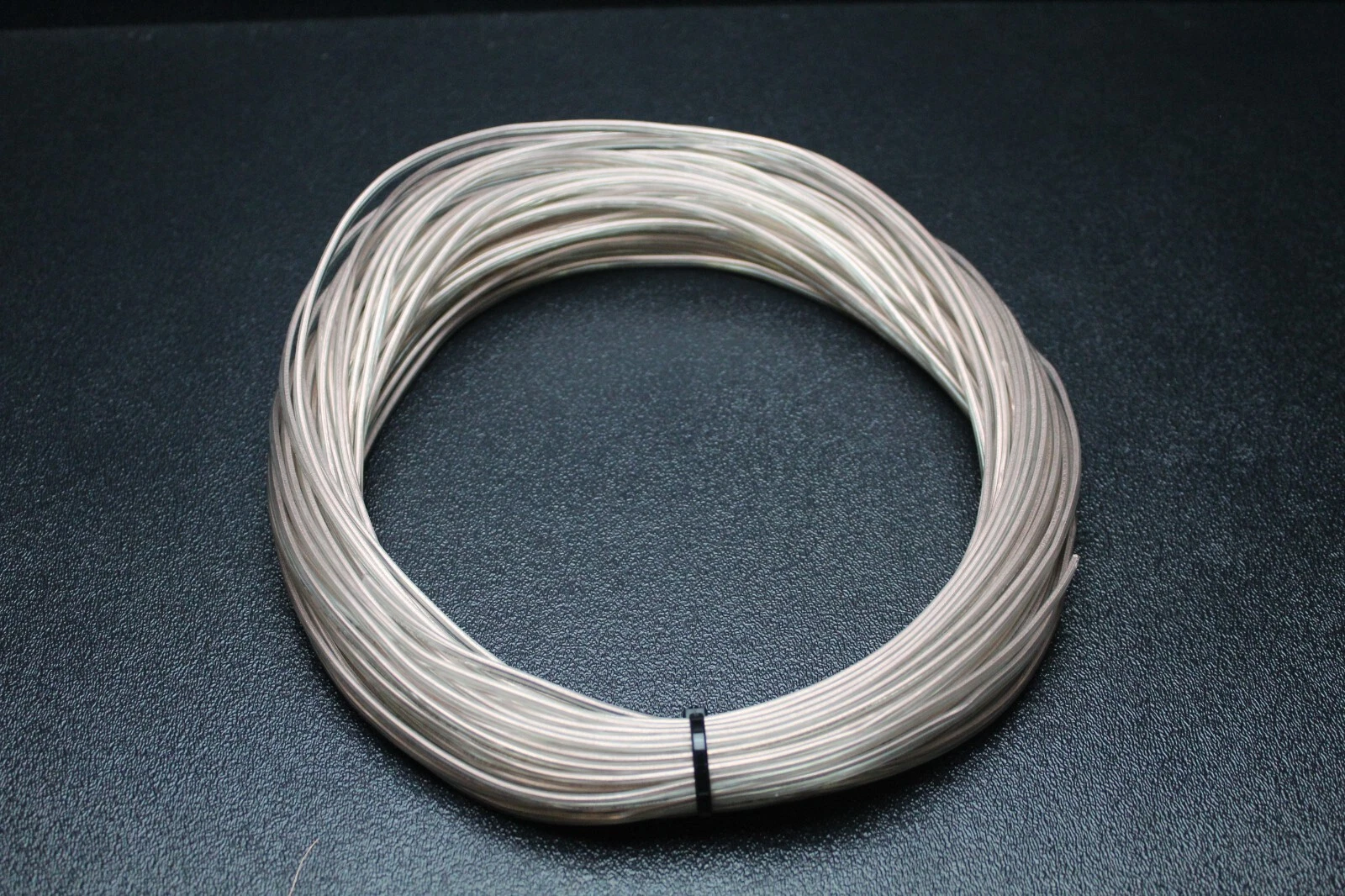 22 Gauge Clear Speaker Wire 50 Ft Awg Cable Power Ground Stranded Home ...