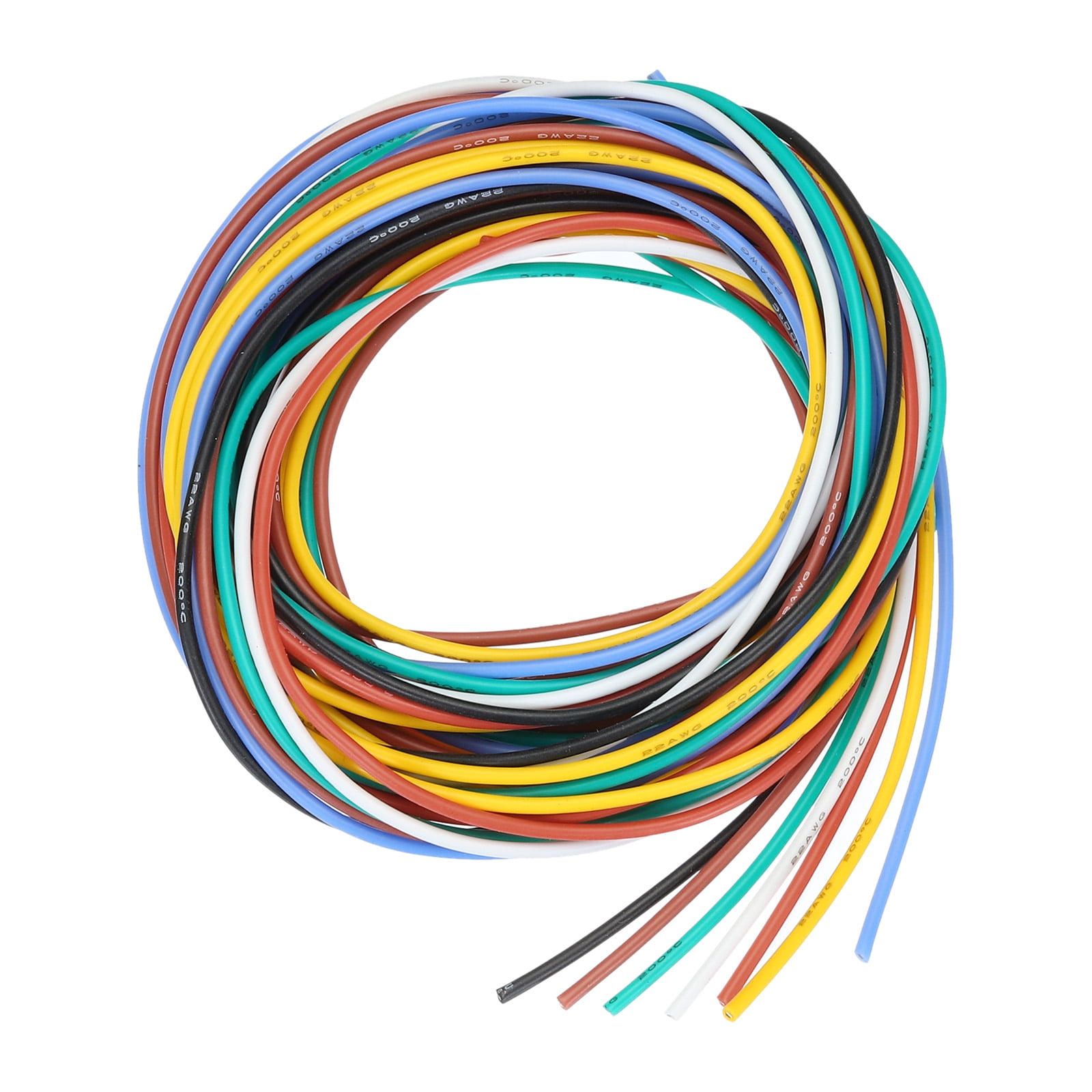 22 Gauge PVC Hookup Wire 3.0m/10ft 22AWG Electrical Wire Spool Ul1007 ...