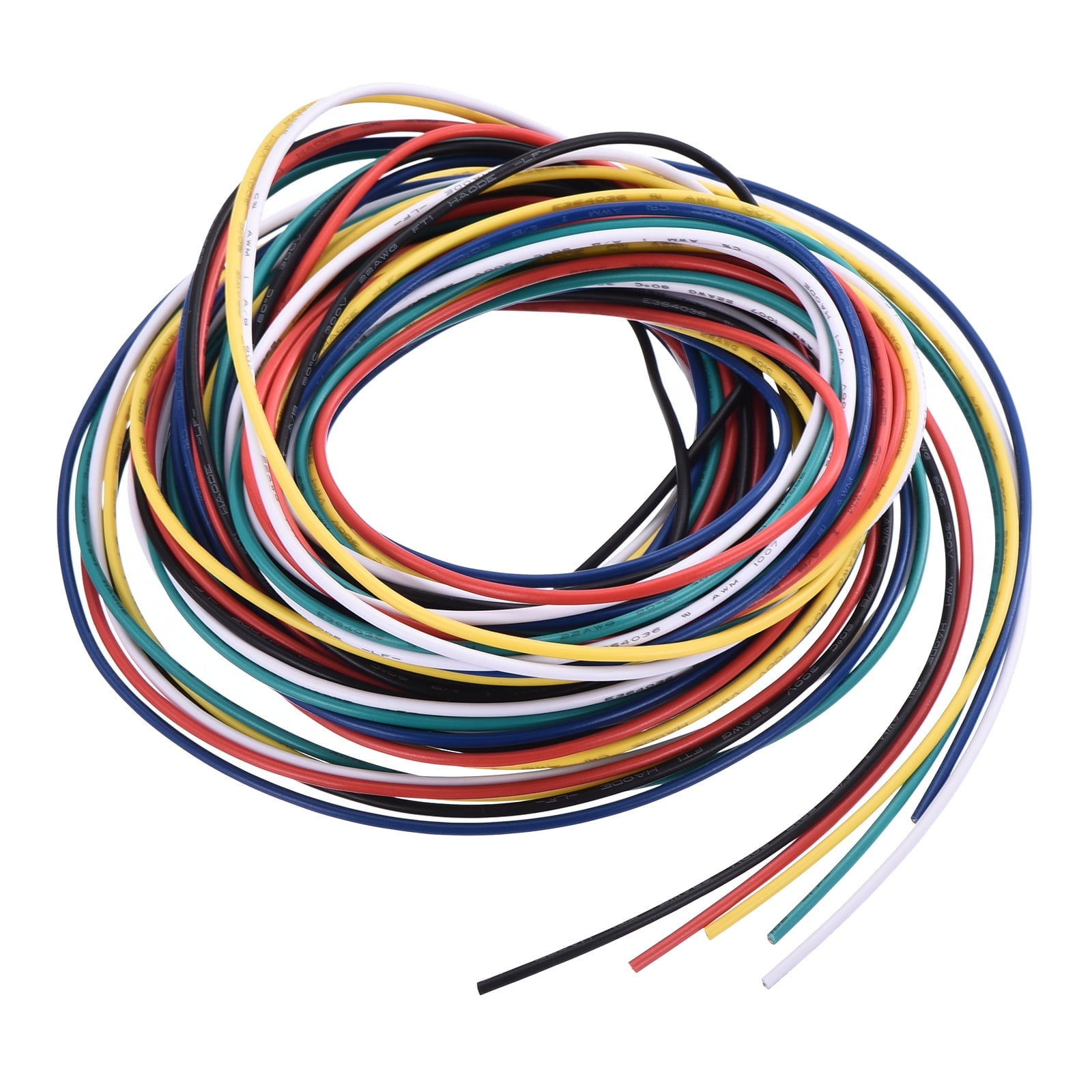 22 Gauge Hookup Wire 3.0m/10ft 22AWG Flexible Electrical Wire Tinned ...