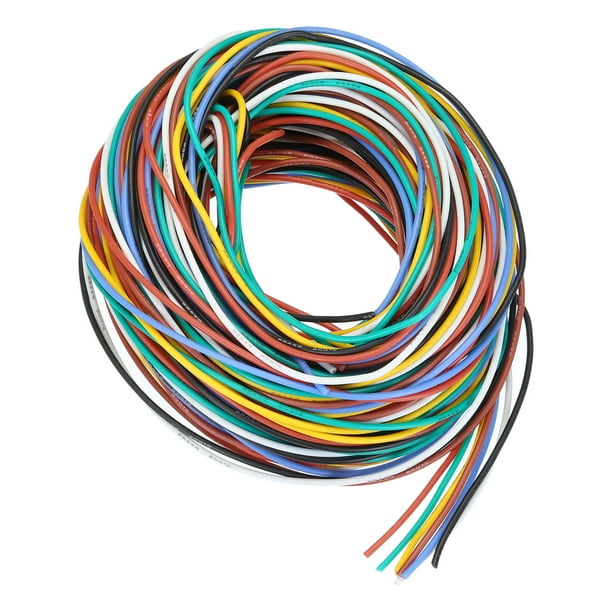 22 Gauge PVC Hookup Wire 7.5m/25ft 22AWG Electrical Wire Spool Ul1007 ...