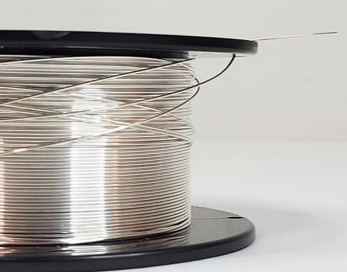 22 Gauge, Round, Dead Soft, 940 Argentium Silver Wire - 3 FT - for Jewelry Art from WIZART ...