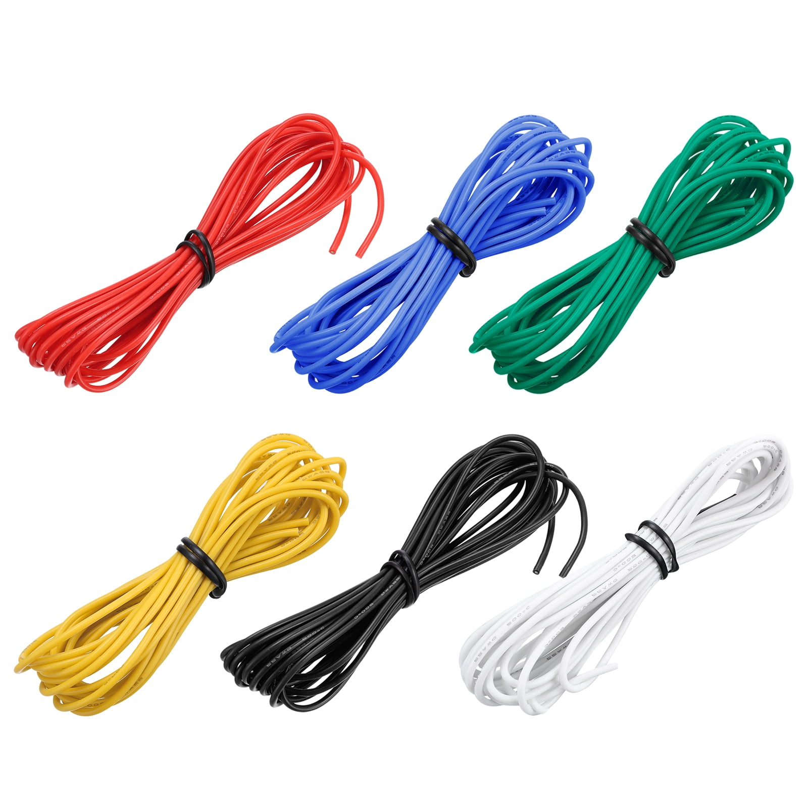 Uxcell Wire Silicone Wire Electrical Wire Stranded Wire Tinned Copper ...