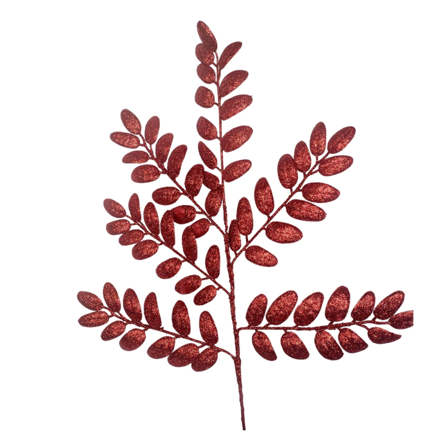 22" Glitter Honey Locust Spray - Choose Your Color (Red,Green,Black ...