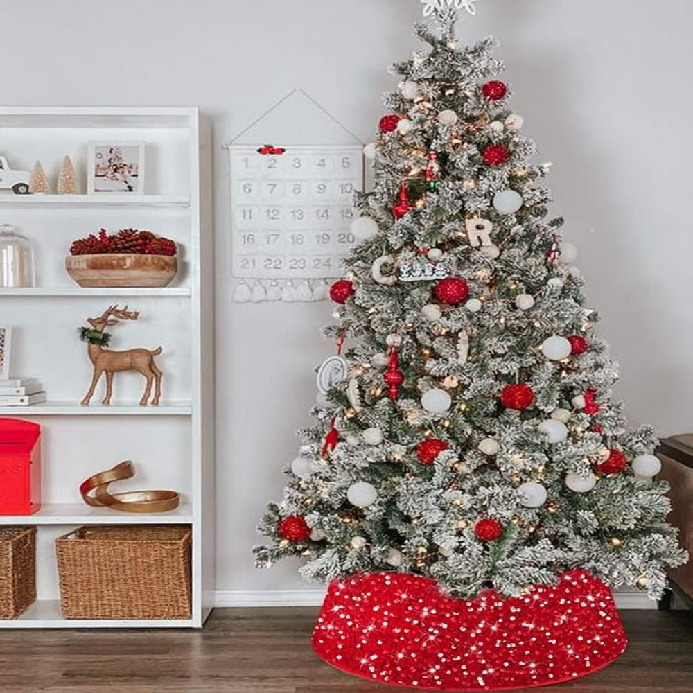 Christmas Decoration Clearance 22 INCH Christmas Tree Collar Xmas Tree ...