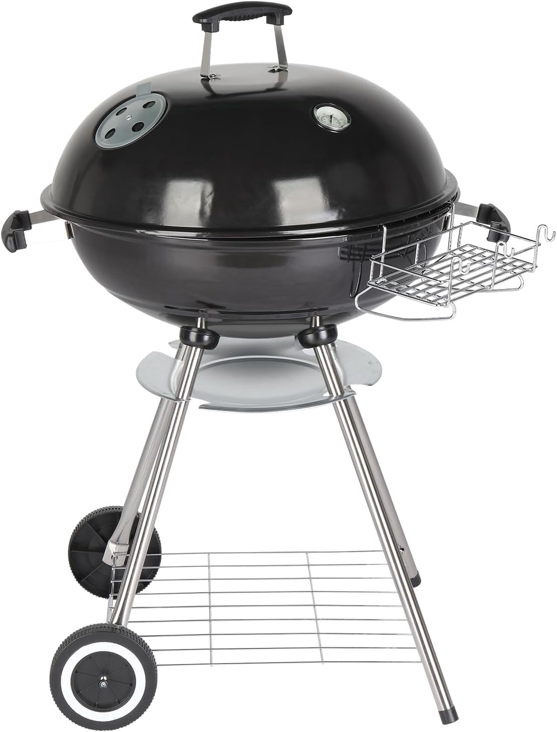 22 Inch Charcoal Grills with Wheels, Kettle Grill for Outdoor Cooking ...