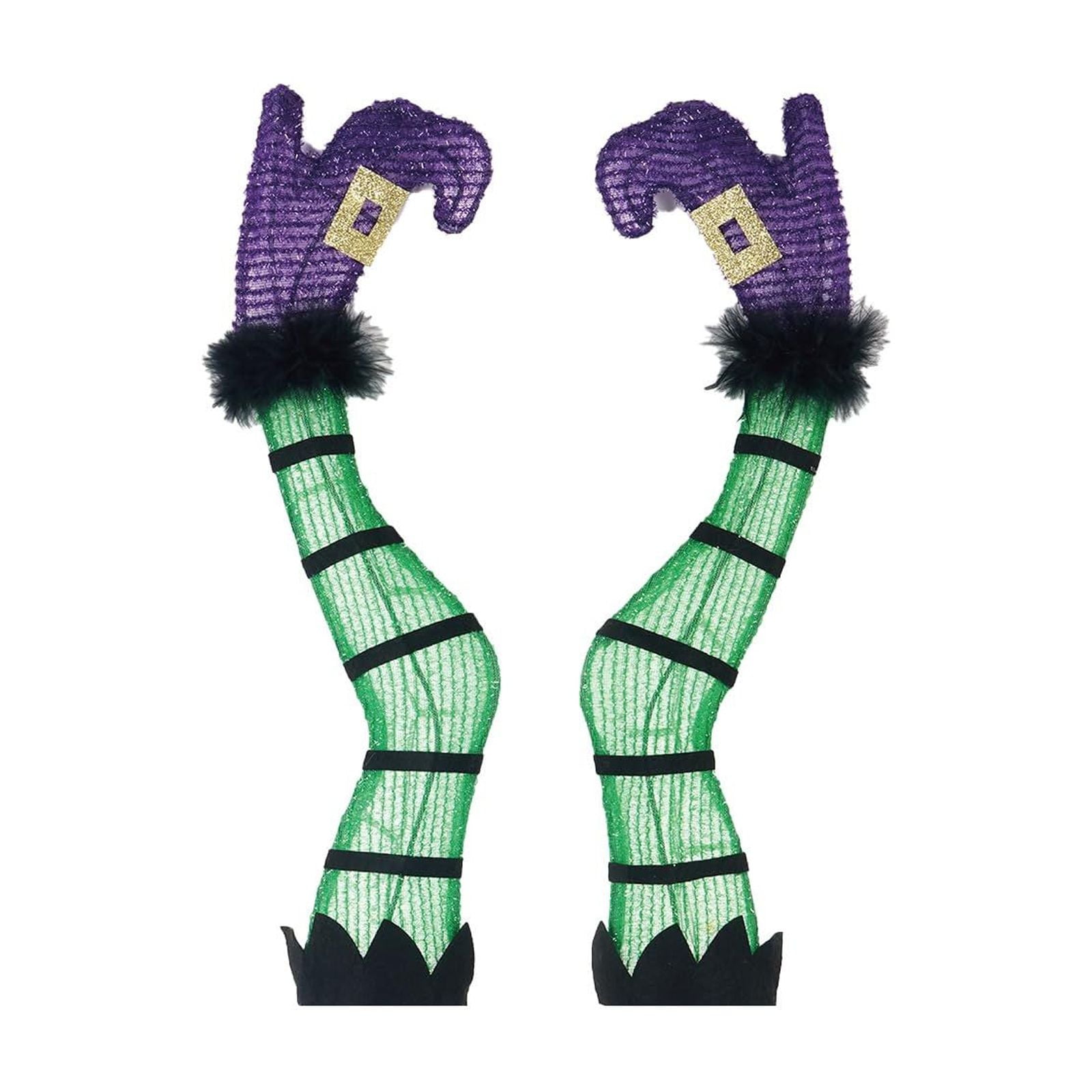 22 Inch Light Up Witch Legs Decorations 1 Blank Yard Signs with 10 ...