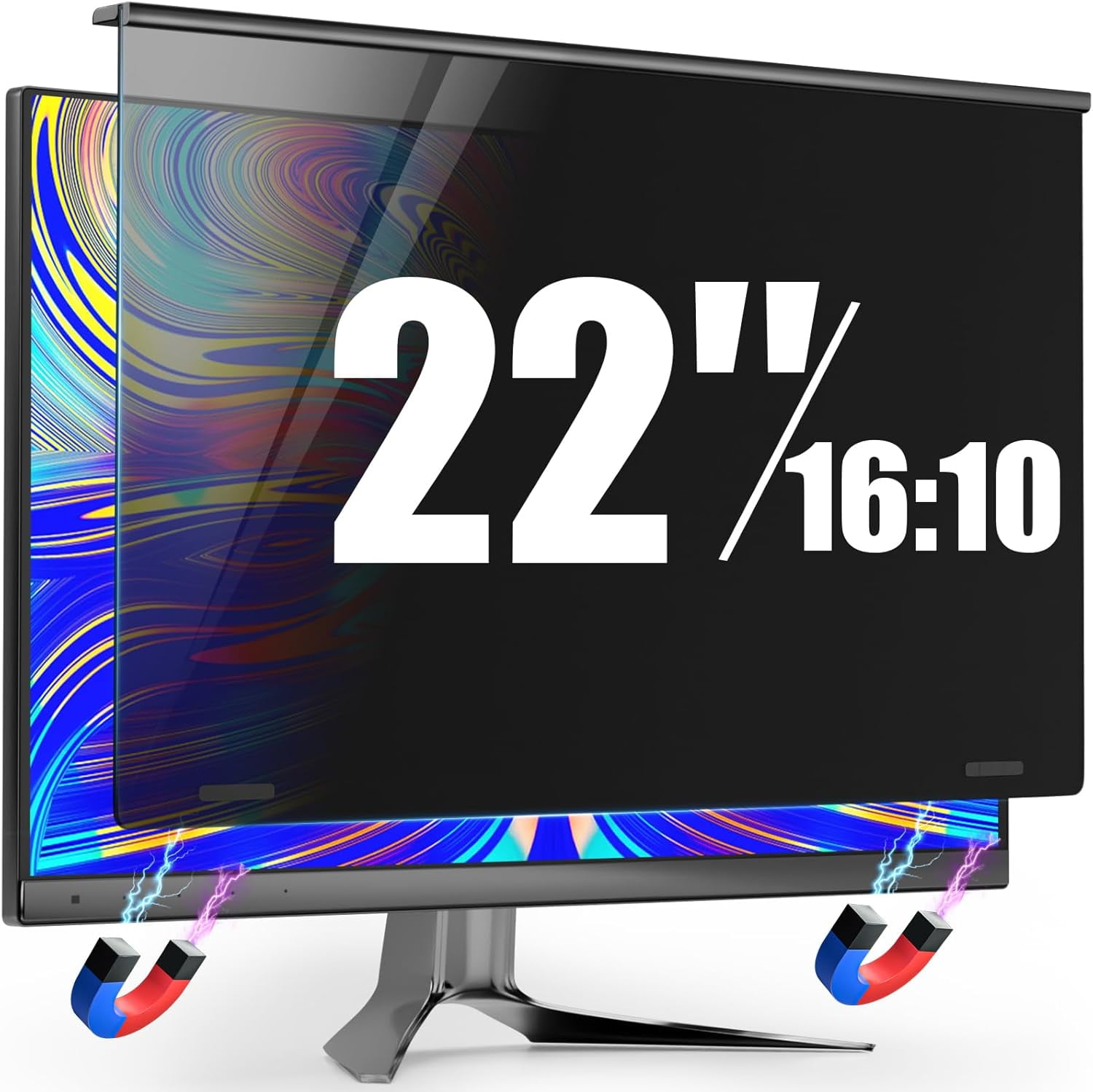 22 Inch Screen for Frameless Computer 16:10 Aspect Ratio, Blue Light ...