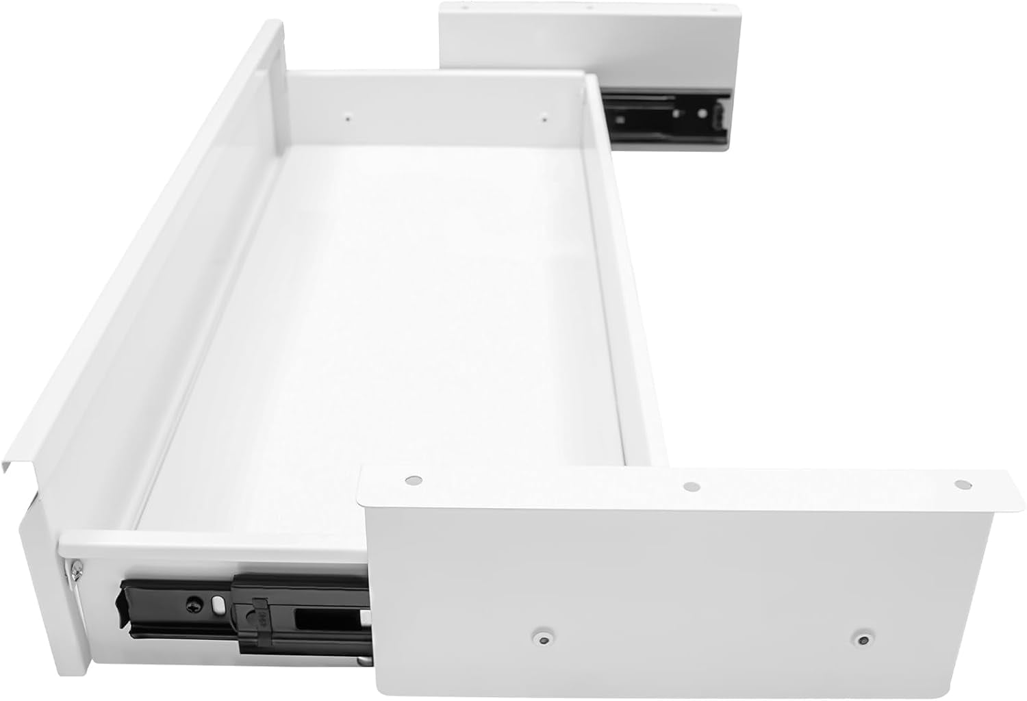 22 Inch Sliding Pull-out Under Table Drawer for Office, Shallow Storage ...