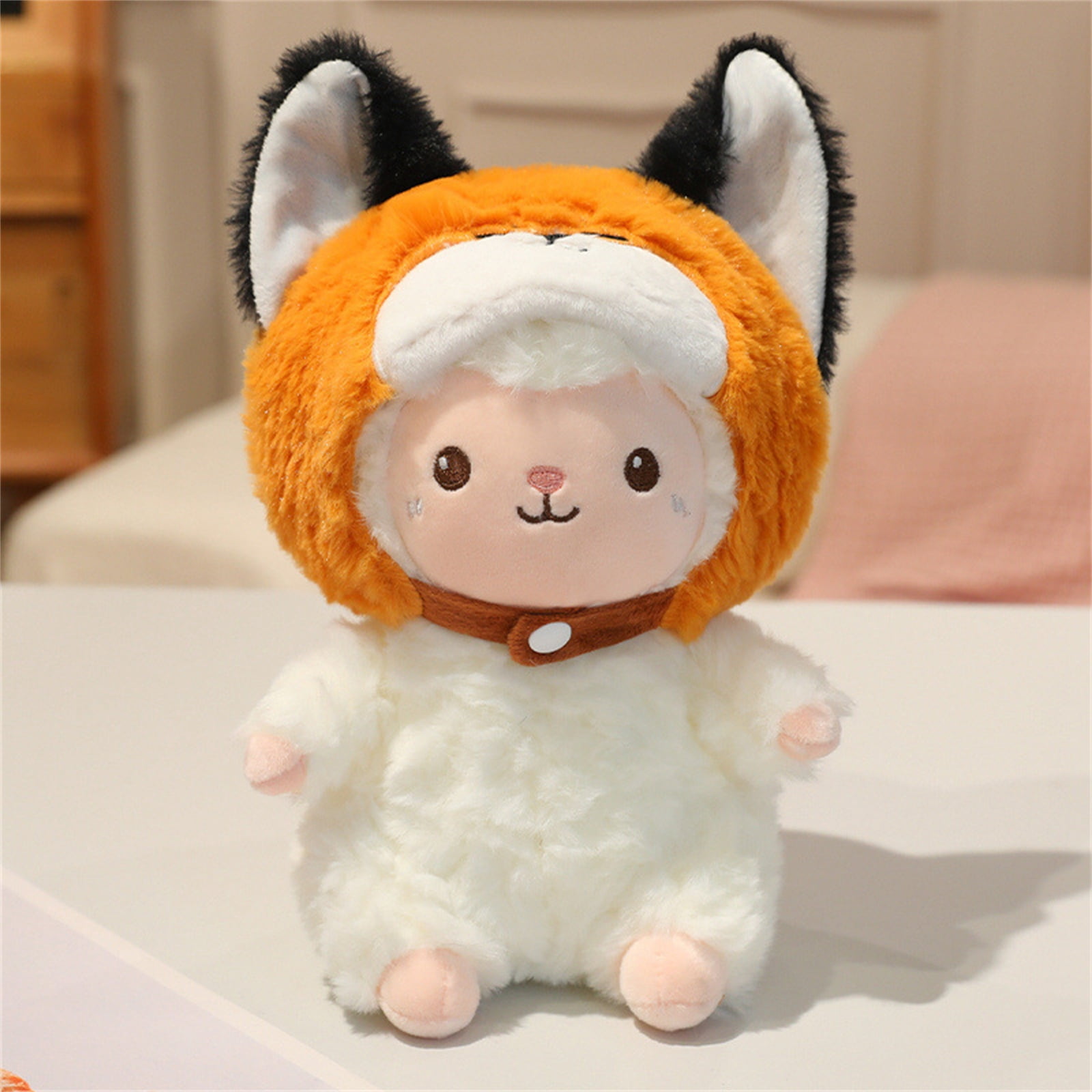 22 Inch Stuffed Fox Plush Toy, Soft Plush Animal Doll, Cuddly Comfort ...