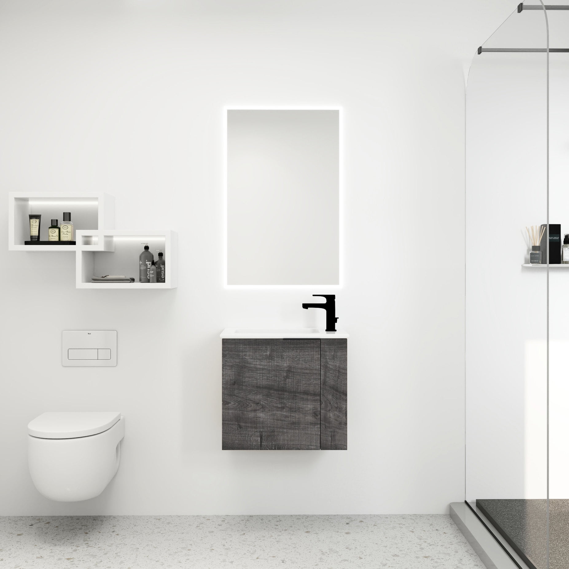 22 Inch Vanity with White Ceramic Sink / Soft Close Function ...