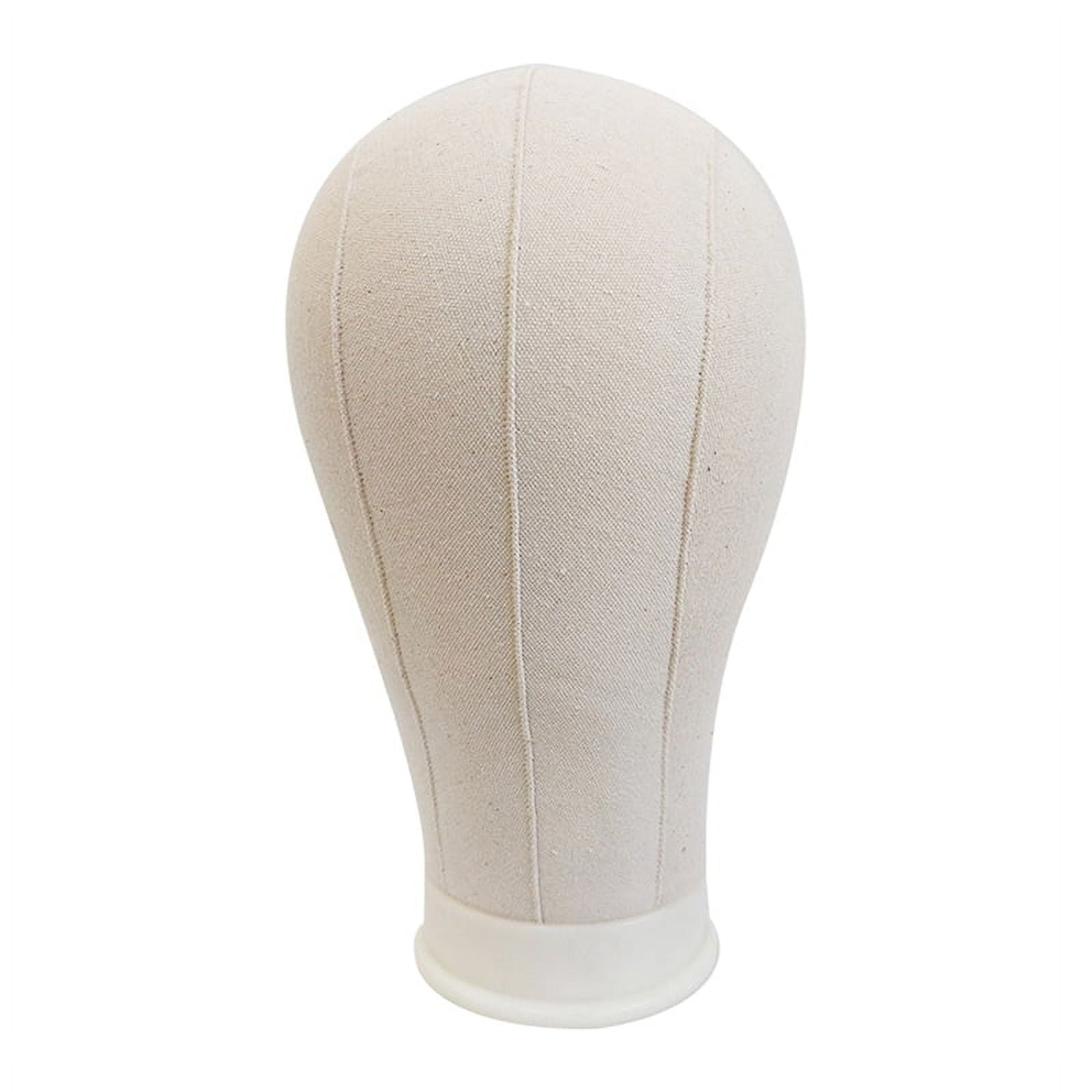 22 Inches Mannequin Canvas Head for Hair Extension Lace Wigs Making and ...