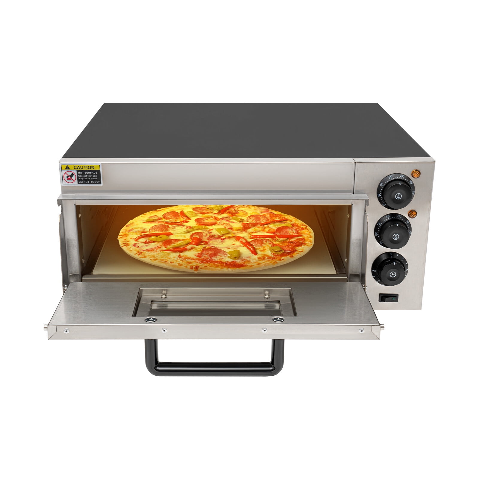 22" Indoor Pizza Oven 1800W Countertop Pizza Maker Machine 110V ...