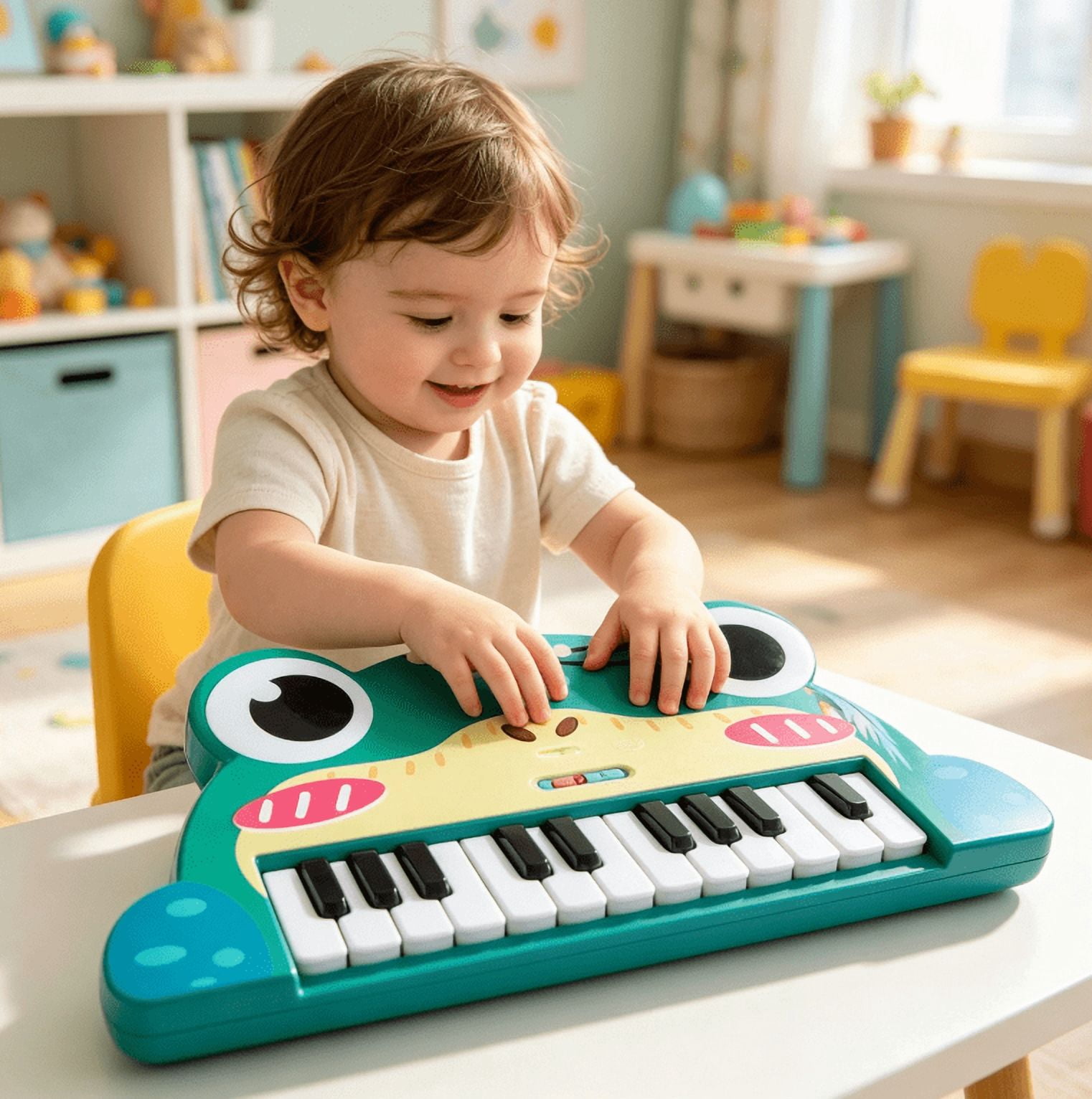22 Key Kids Electronic Organ Toy,Toddler Early Education Musical Piano ...
