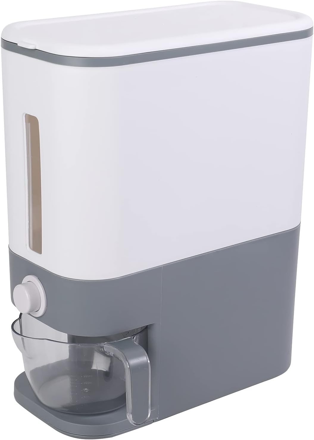 22 Lbs Rice Dispenser with Measuring Cup,Large Rice Container, Food ...