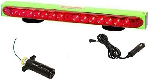 22’’ Lime Light Wireless Tow Light Bar with 7 Pin Round Transmitter ...