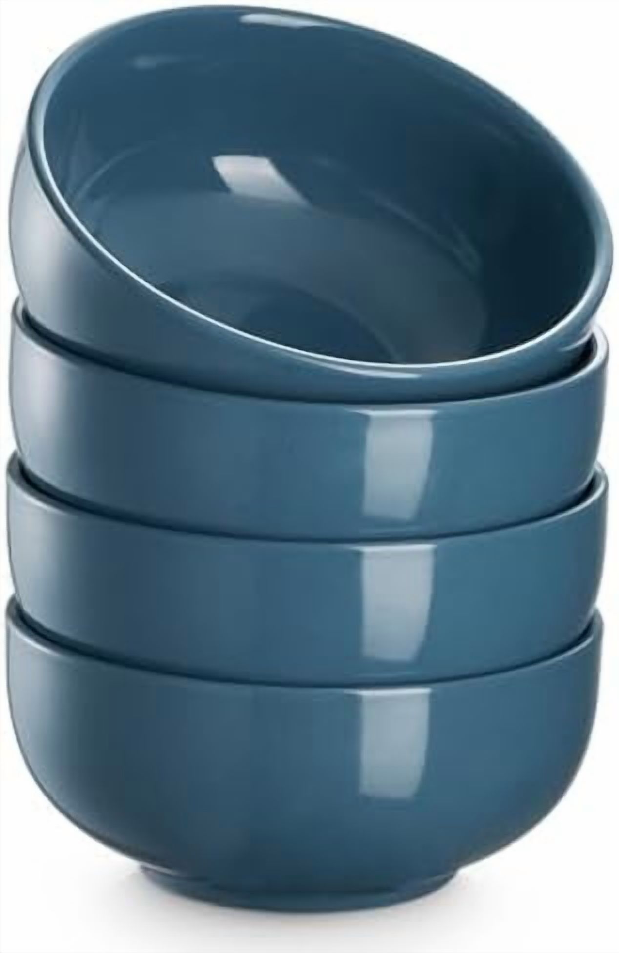22 OZ Ceramic Soup Bowls & Cereal Bowls - 6" Classic Bowls Set of 4 for ...