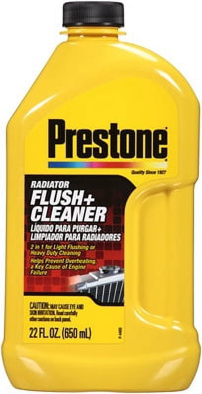 22 OZ Radiator Flush + Cleaner Helps Remove Rust Deposits & Oily Resid ...