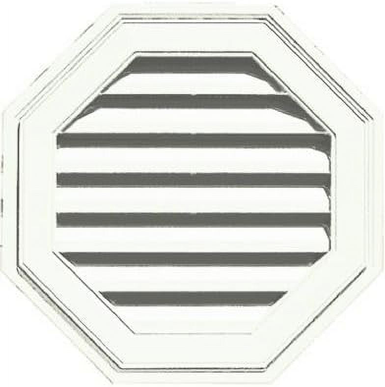 22" Octagon Gable Vent, White - Walmart.com